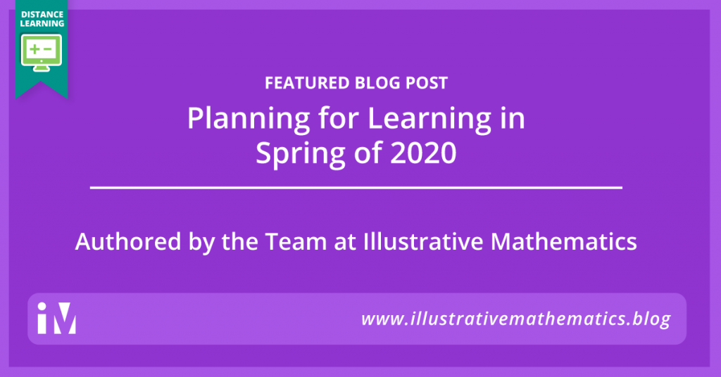 Planning for Learning in Spring of 2020 - IM CERTIFIED® BLOG