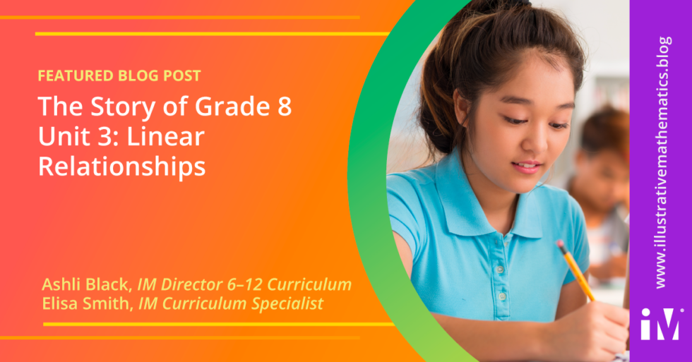 The Story of Grade 8 Unit 3: Linear Relationships - IM CERTIFIED® BLOG